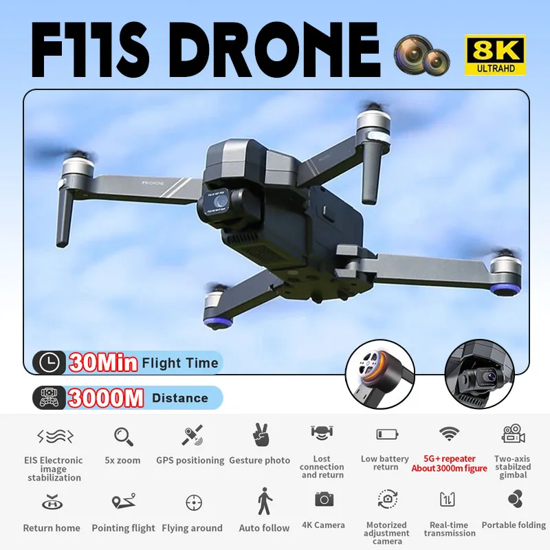 New-F11s-Drone-4k-Dual-Camera-Gps-Eis-30min-Repeater-Image-Transmission ...