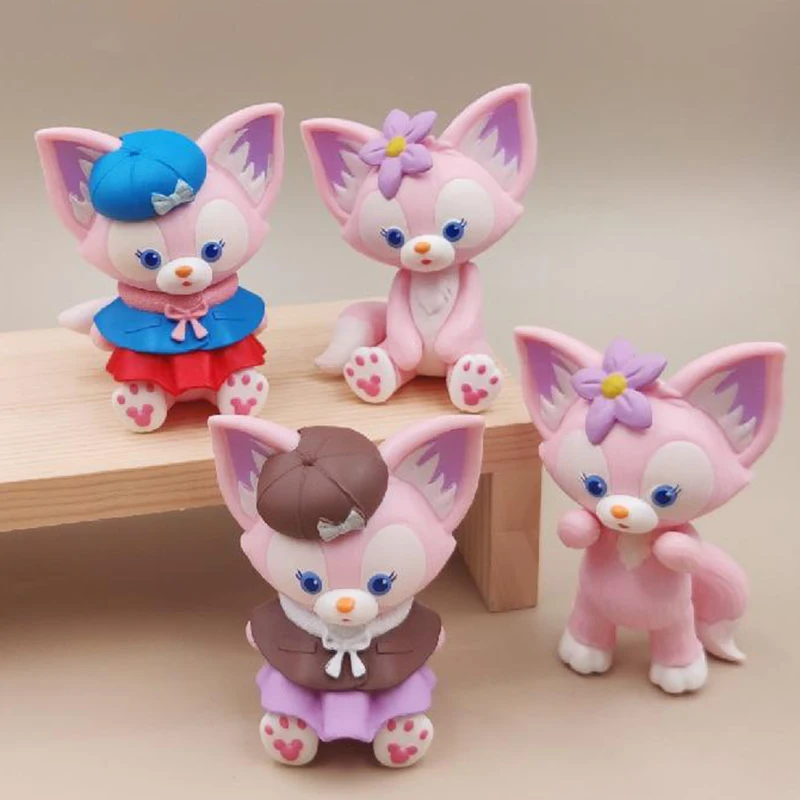 4pcs-Disney-Anime-Figure-Linabell-Kawaii-Toy-Pendant-Baking-Birthday ...