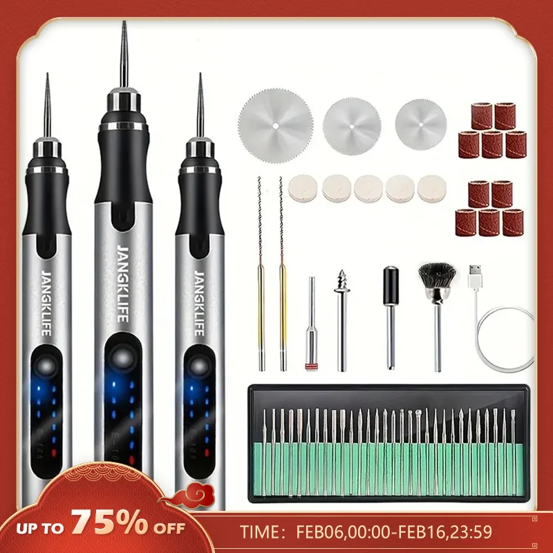 USB-draadloze-roterende-gereedschapskit-houtbewerking-gravure-pen-DHZ ...