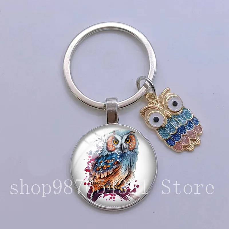 DIY-Cute-Keychain-Owl-Keyring-Night-Owl-Keychain-Animal-Gift-Ladies-Men ...