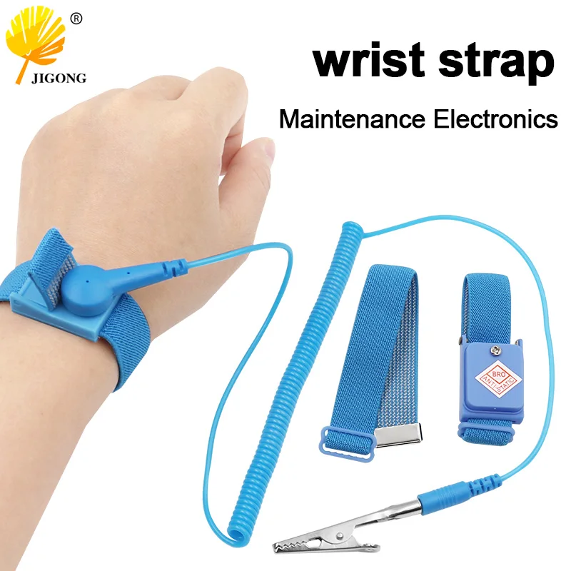 Anti Static Bracelet Electrostatic Cordless Wireless Adjustable ESD ...