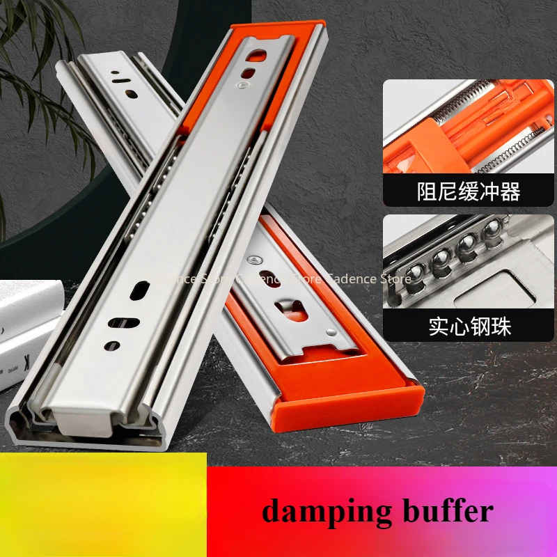 Drawer track, drawer slide, three rail drawer, guide rail, slide rail ...