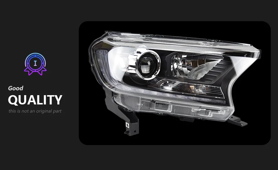 Car Styling Head lamp light for Ford Everest Endeavor Headlights 2016 ...