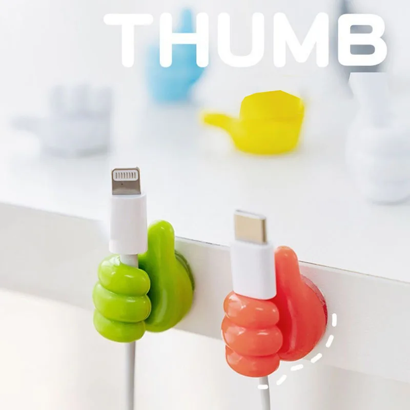 10Pcs-Hand-shaped-Rubber-Holder-Thumb-Mini-Cable-Organizer-Glasses ...