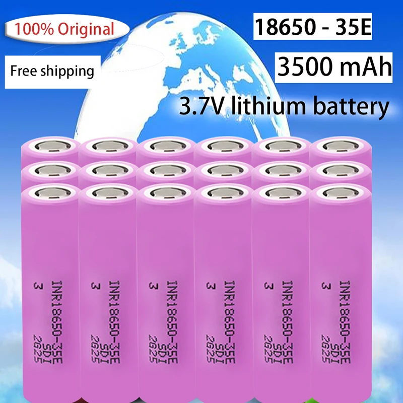 Original-lithium-ion-rechargeable-battery-18650-3500mAh-25A-Descarga ...