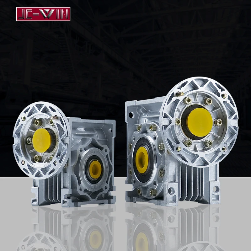 Reductor de engranaje helicoidal de alto Torque NMRV063, relación de engranaje 5:1 a 100:1, de ...