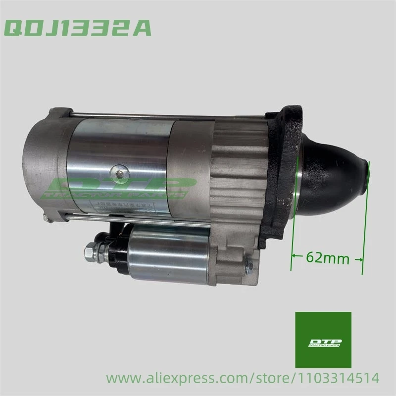 Starter motor QDJ1332A,(11 teeth,2.8 KW),for Laidong KM385T/KM385BT ...
