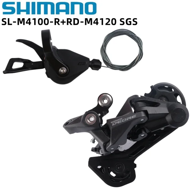 Shimano Deore M4100 Mini Groupset 2x10v/11v Shifter Lever RD-M4120 ...