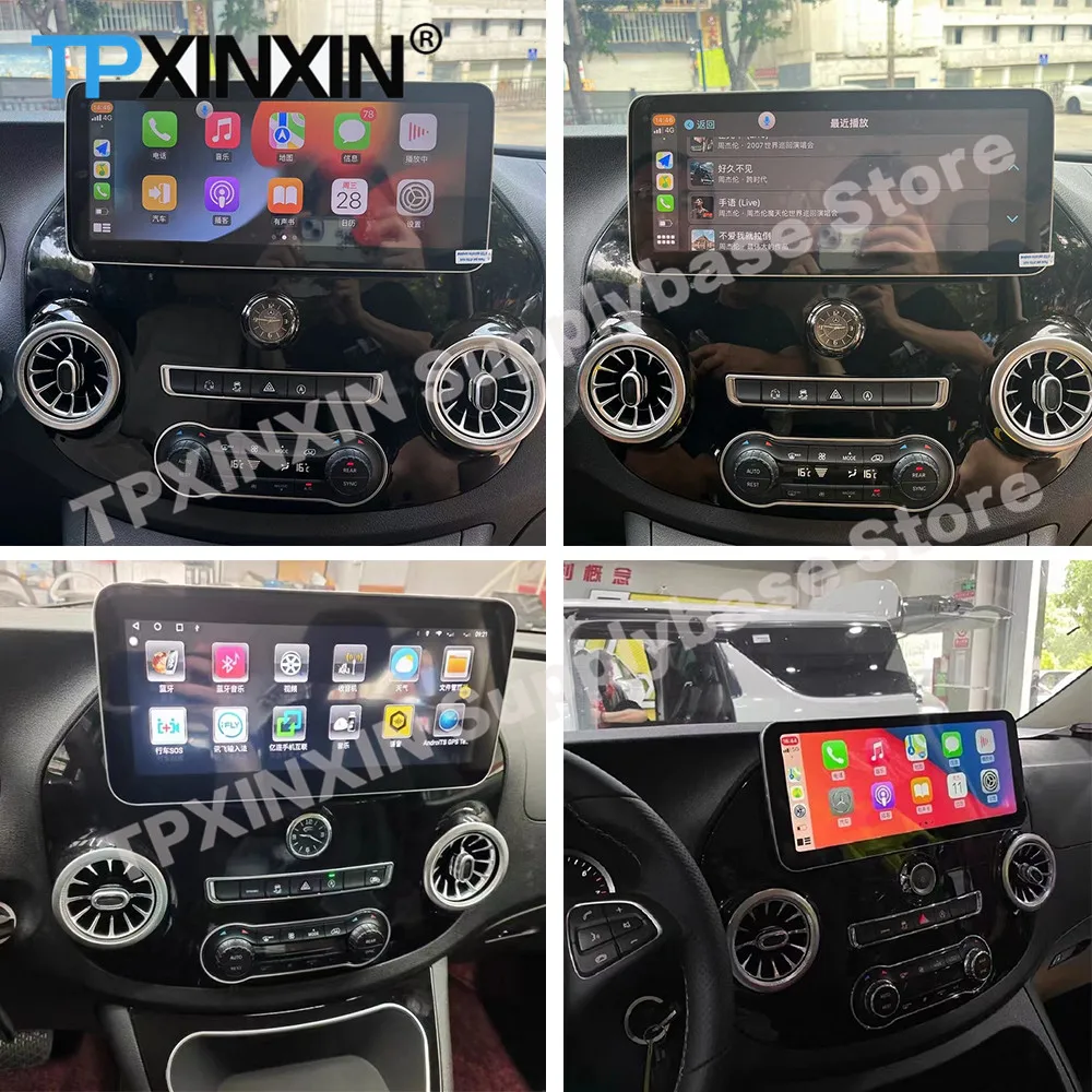 128GB Car Radio For Benz Vito W447 2014 2015 2016 2017 2018-2021 ...