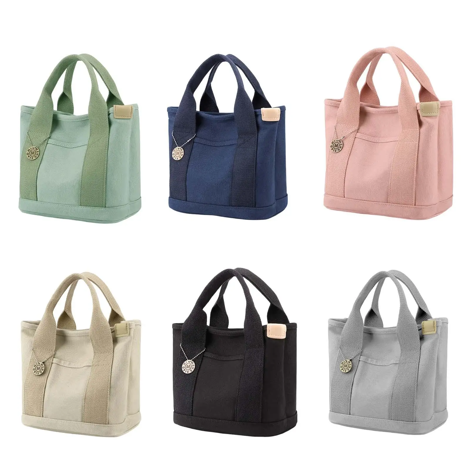 Woman-Small-Tote-Bag-Shopping-Bag-Top-Handle-Bag-Polyester-Lining-for ...