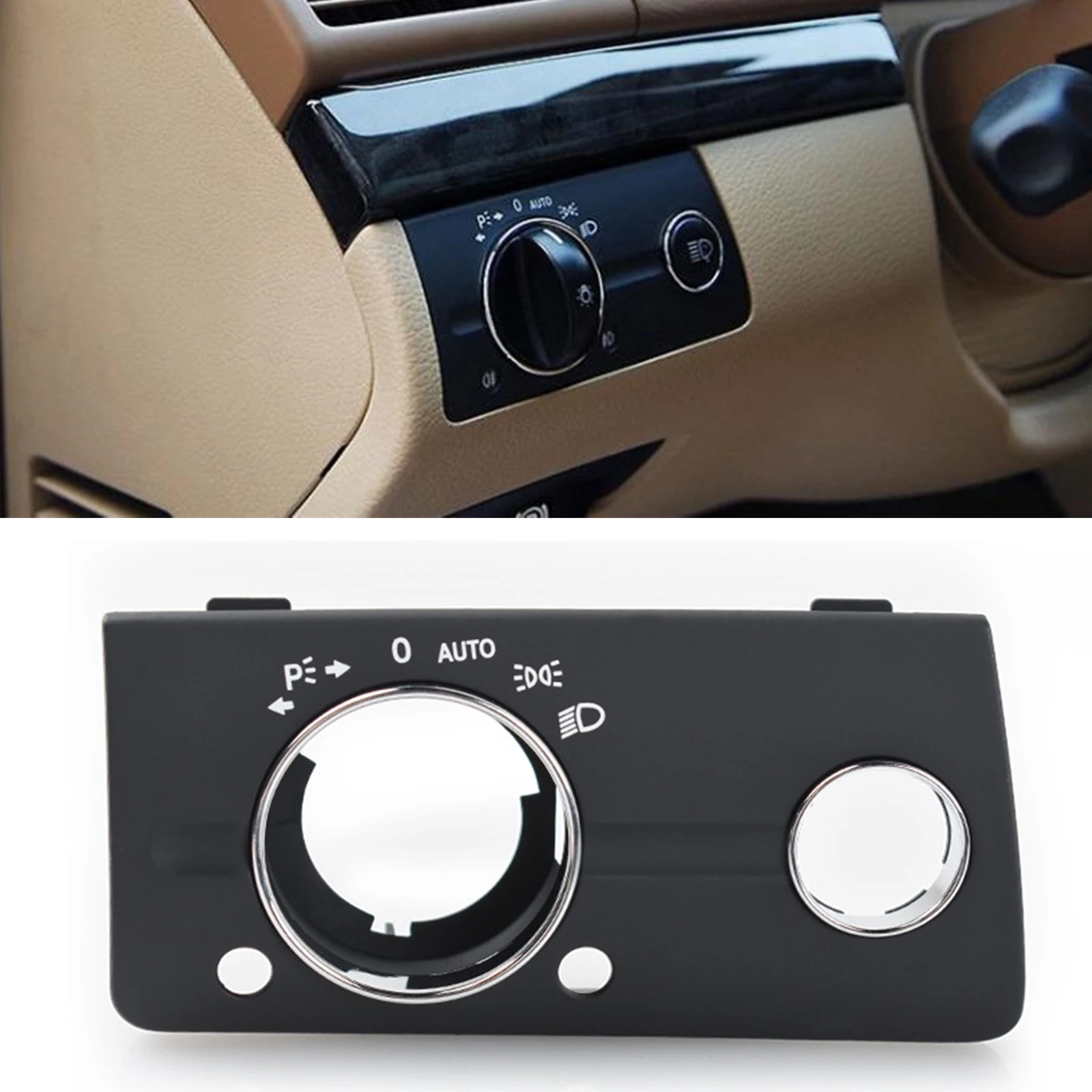 Car-Front-Head-Light-Lamp-Knob-Key-Cap-Headlight-Switch-Panel-Cover-For ...