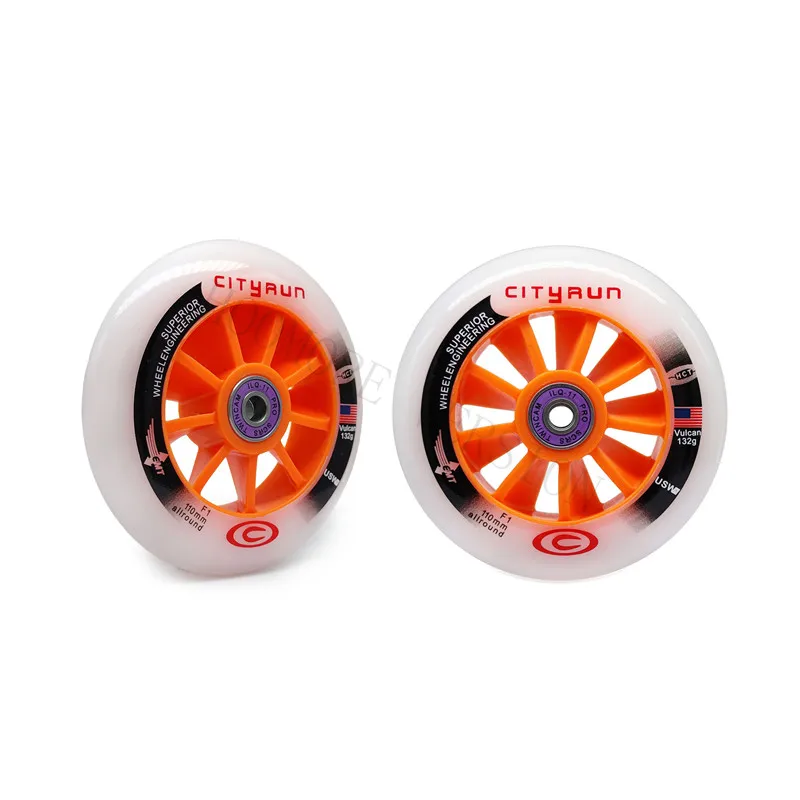 2-pcs-CITYRUN-inline-speed-skating-wheel-with-F1-SUPERIOR-HCT ...