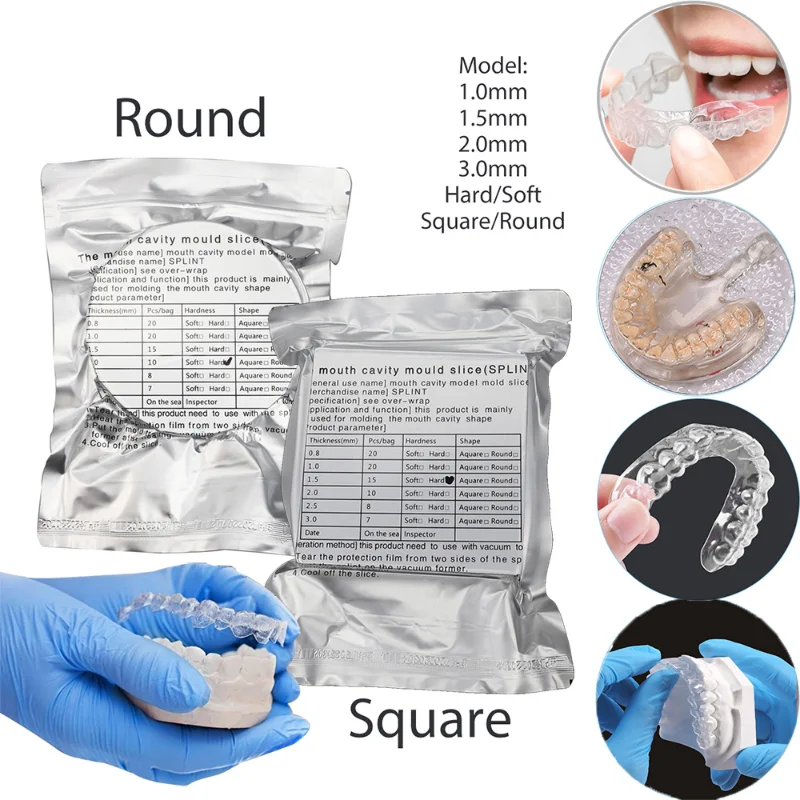 1Pack-Ortho-Vacuum-Forming-Sheet-Square-Dental-Lab-Splint-Retainer ...