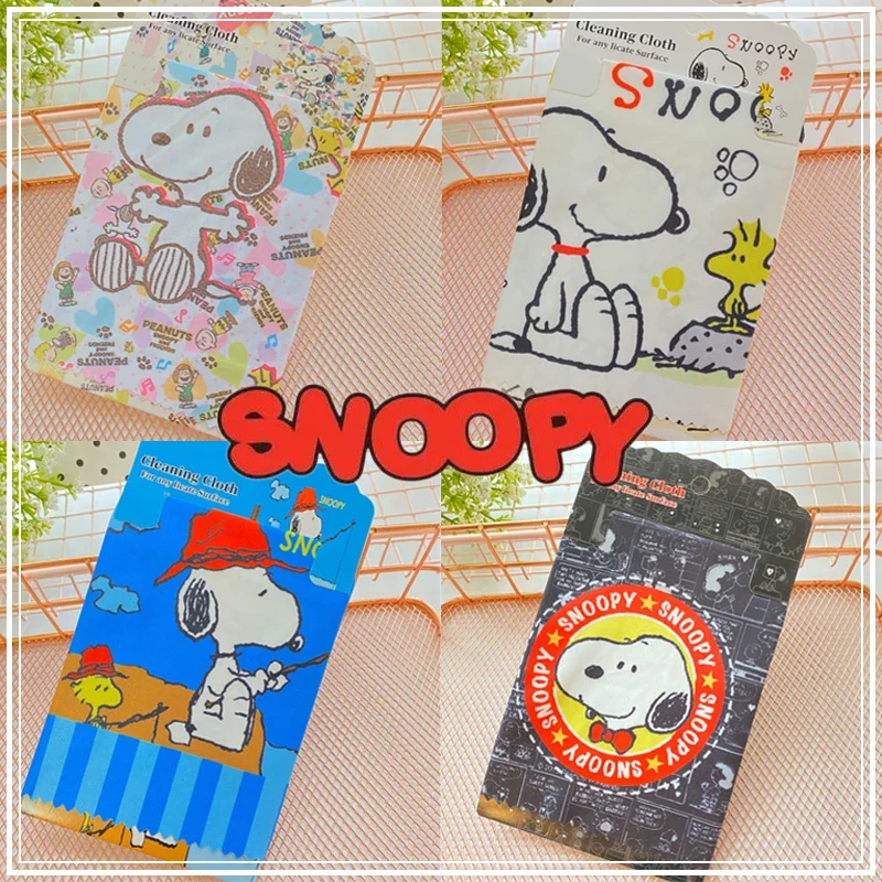 15x15cm-Kawaii-Snoopy-Cleaning-Glasses-Eyeglasses-Microfiber-Clean ...