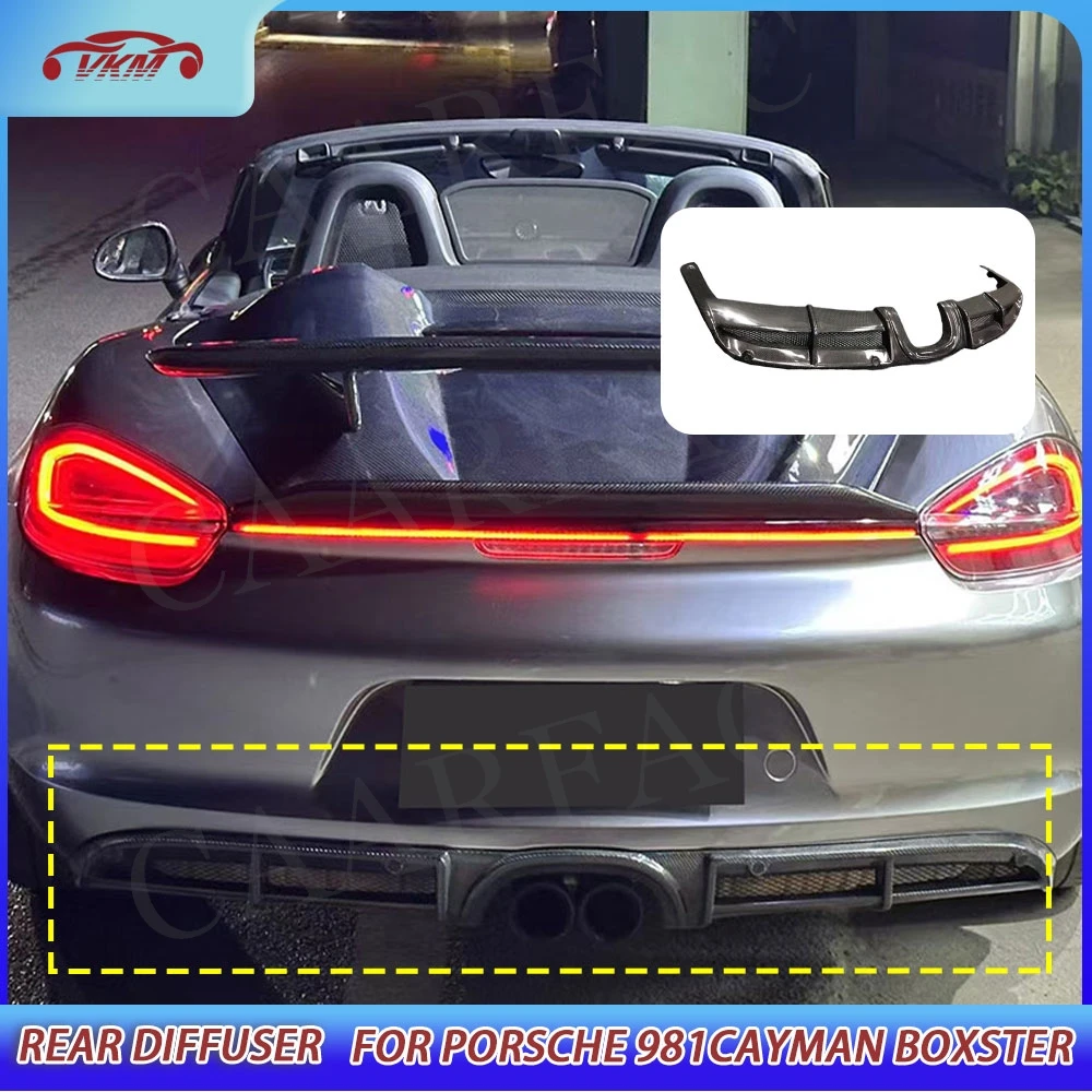 Carbon Fiber Rear Diffuser Spoiler Splitters Bumper Body Kits Car ...