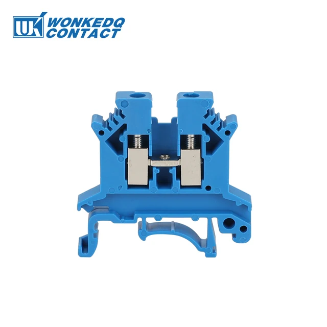 10Pcs UK 2.5 Cable Connector 2.5B Screw Connection Electr Termin 2.5mm² ...