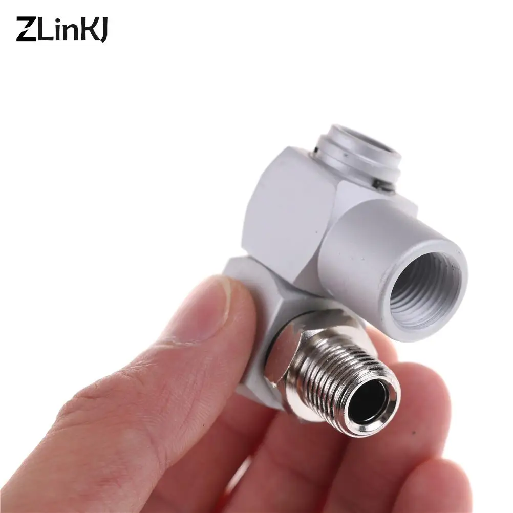 Adjustable 360 Swivel Air Line Connector 1/4″ BSP Pneumatic Fitting ...