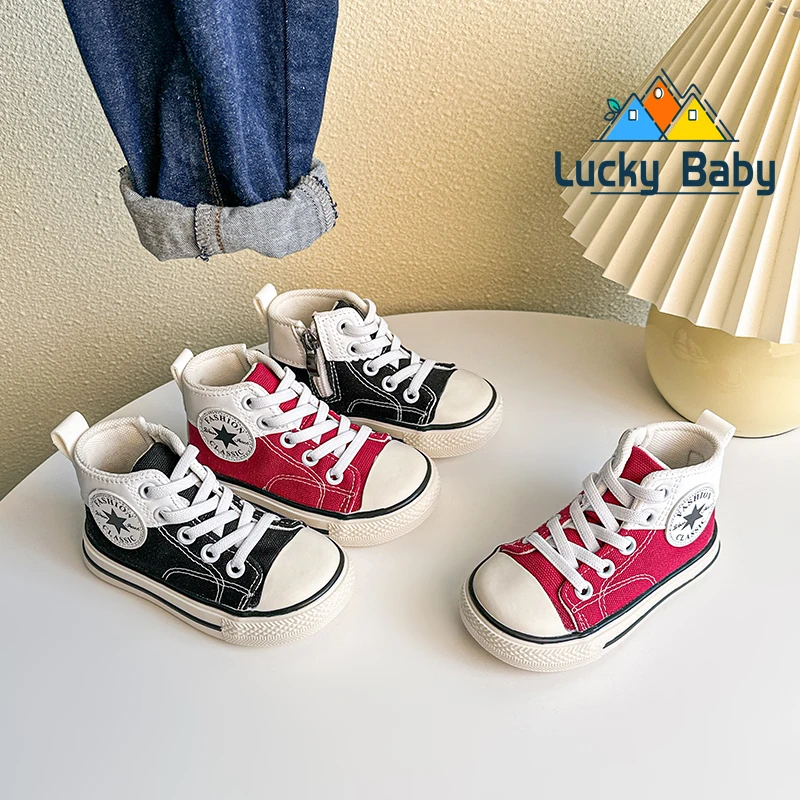 Baby Canvas Classic Sneakers Newborn Print Star Sports Baby Boys Girls ...