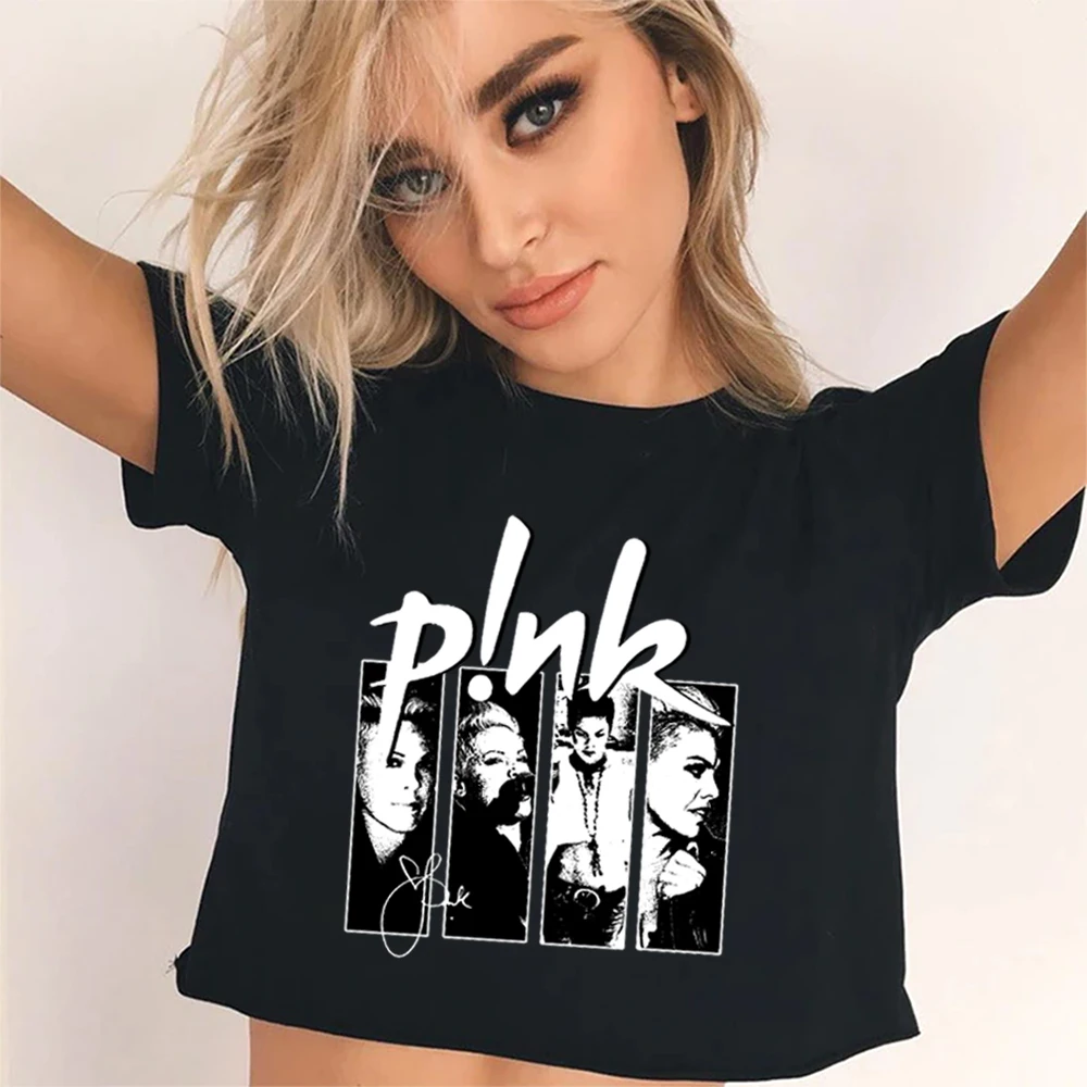 Pink Pink Summer Carnival 2024 Crop T-Shirt Pink Singer Shirt sold by ...