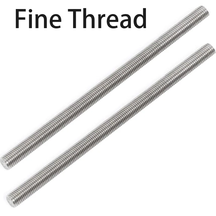 M6-M8-M10-M12-M14-M16-M18-M20-250mm-Length-Fine-Thread-Bolt-304 ...