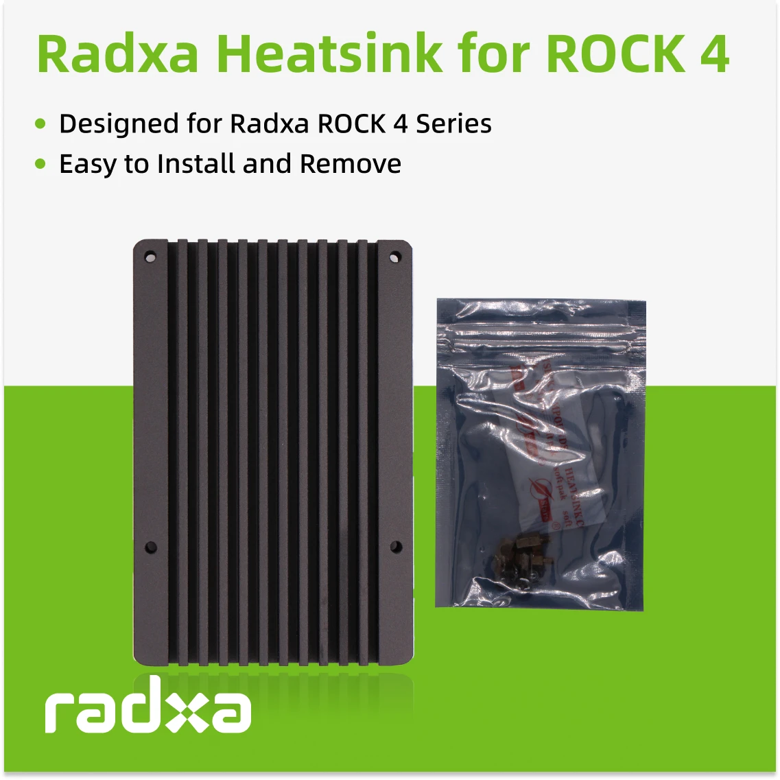 Radxa-Heatsink-for-ROCK-4-Designed-for-Radxa-ROCK-4-Series-Easy-to ...