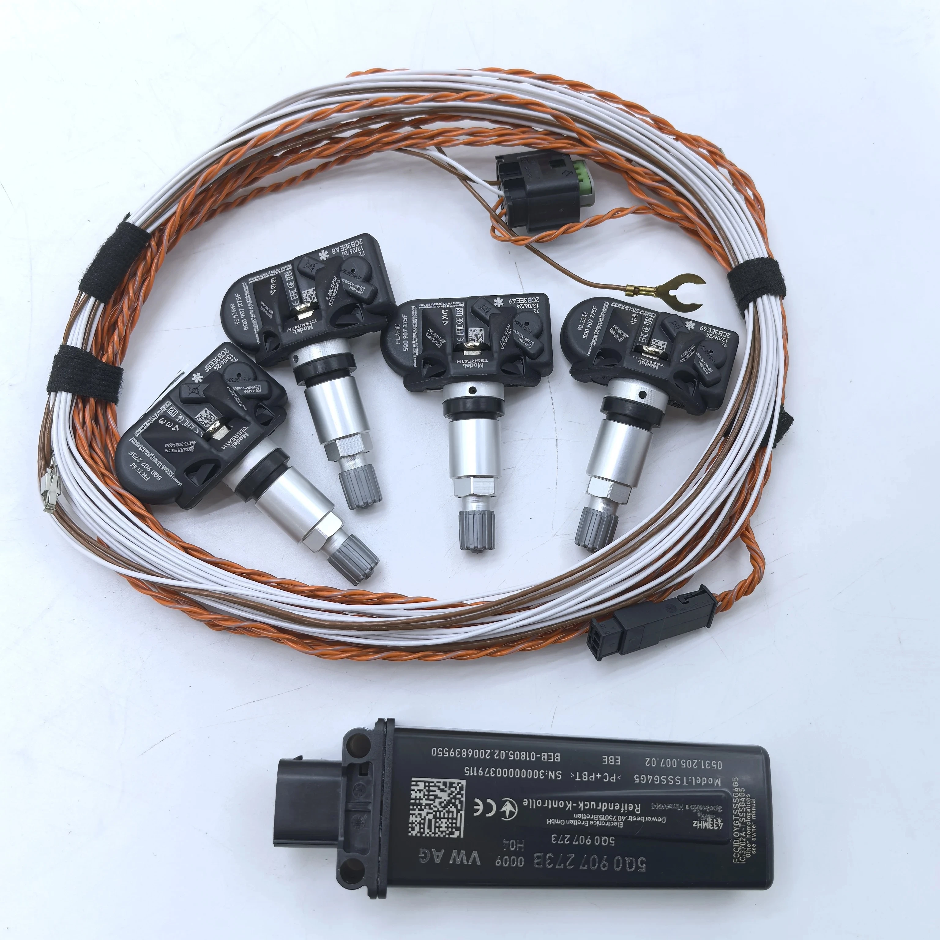 NEW 5Q0907275B 4M0907273B TPMS Tire Pressure Sensor Monitoring System ...
