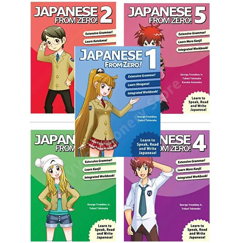 Books Learn Japanese | Books Textbook - 12345 Learn 5 Books Textbook Broadcasts - Aliexpress