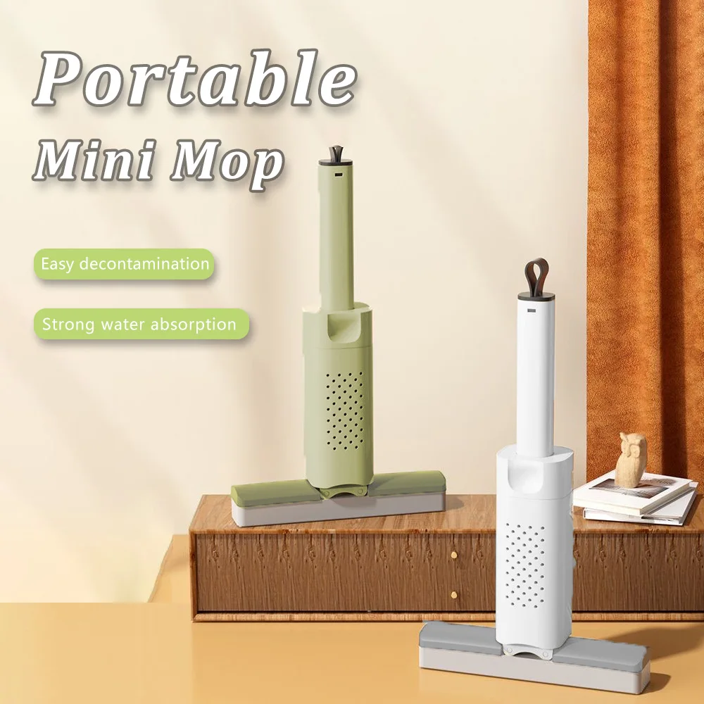 Mini-Squeeze-Mop-Portable-Cleaning-Mop-Kitchen-Desk-Bathroom-Window ...