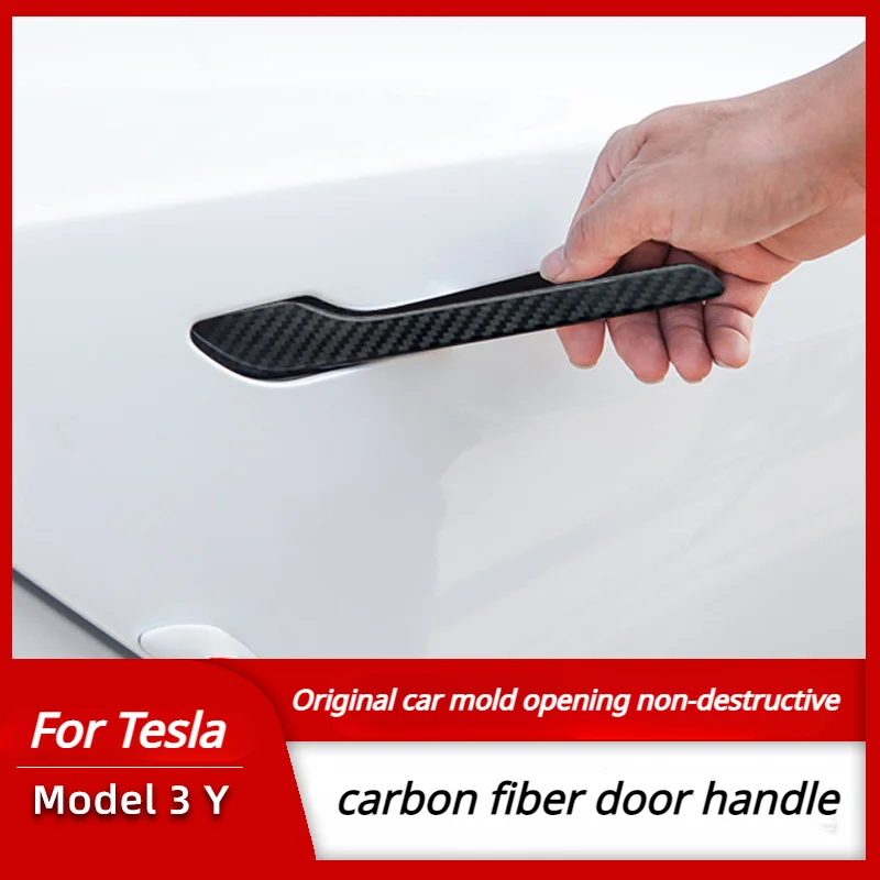 Car-Door-Handle-Cover-Protector-Sticker-For-Tesla-Model-3-Y-2017-2023 ...