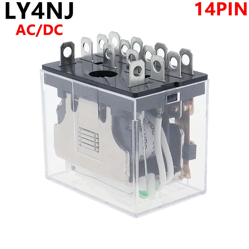 1PCS-LY4NJ-General-Electromagnetic-Intermediate-Relay-HH64P-Mini-Relay ...