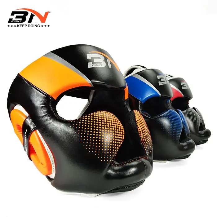 BN Children Youth Adults Women Men Boxing Helmet MMA Muay Thai Sanda ...