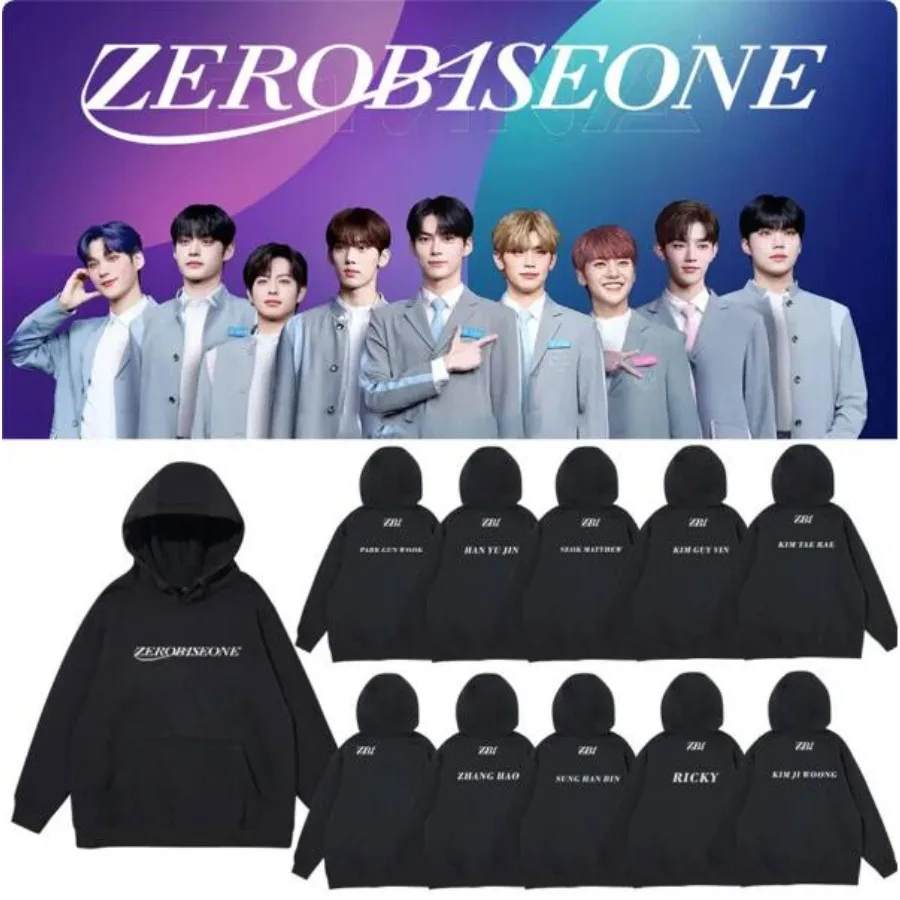 KPOP-ZB1-ZEROBASEONE-Ablum-Oversized-Women-Men-Hoodie-Sweatshirt-ZHANG ...