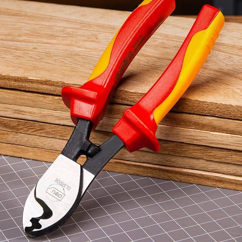 Deli 1 Pcs 6"/10'' Heavy Duty Industrial Insulated Cable Cutter for ...
