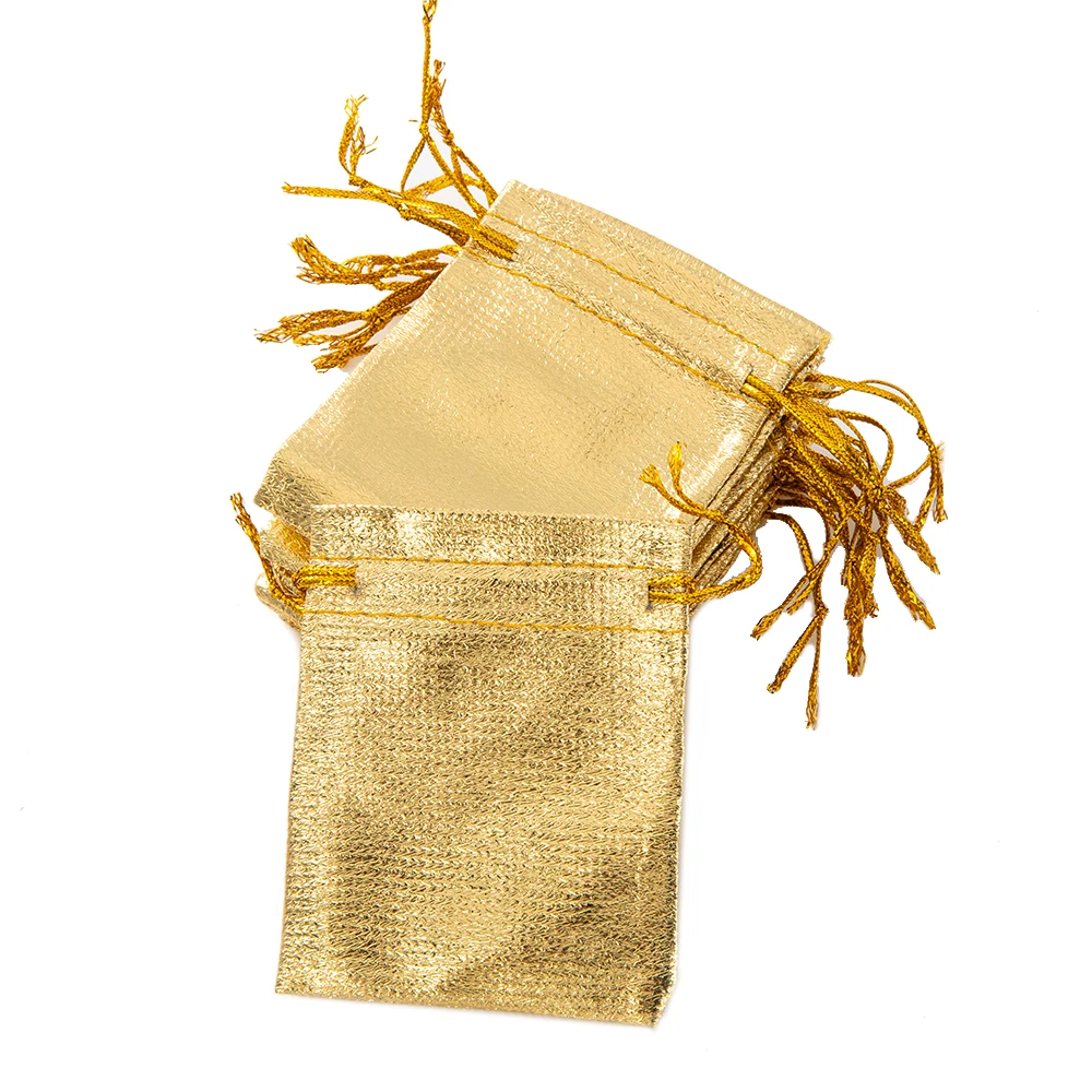 50pcs-5X7-7x9-9x12cm-Gold-Drawstring-Bags-For-Party-Candy-Wedding-Gift-Storage-Pouches-Jewelry ...