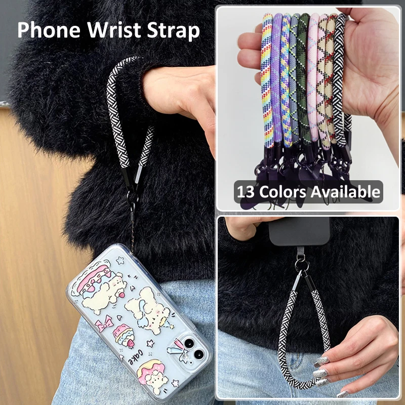 8mm-Thick-Short-Lanyard-Mobile-Phone-Wrist-Strap-Personalized-Security ...
