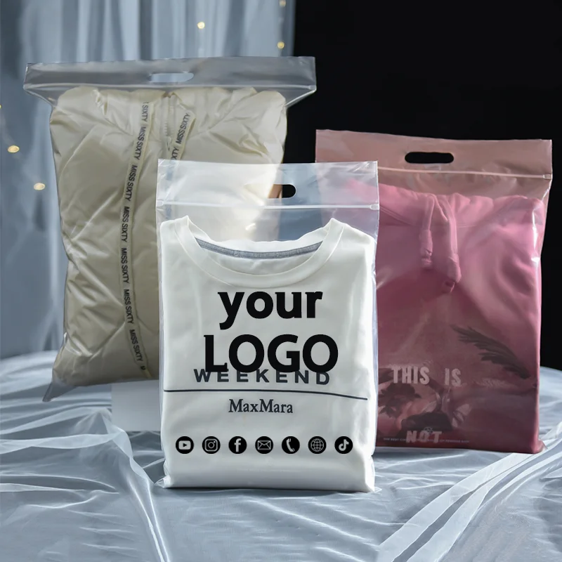 50-pieces-of-clothing-transparent-packaging-ziplock-bags-PE-self ...
