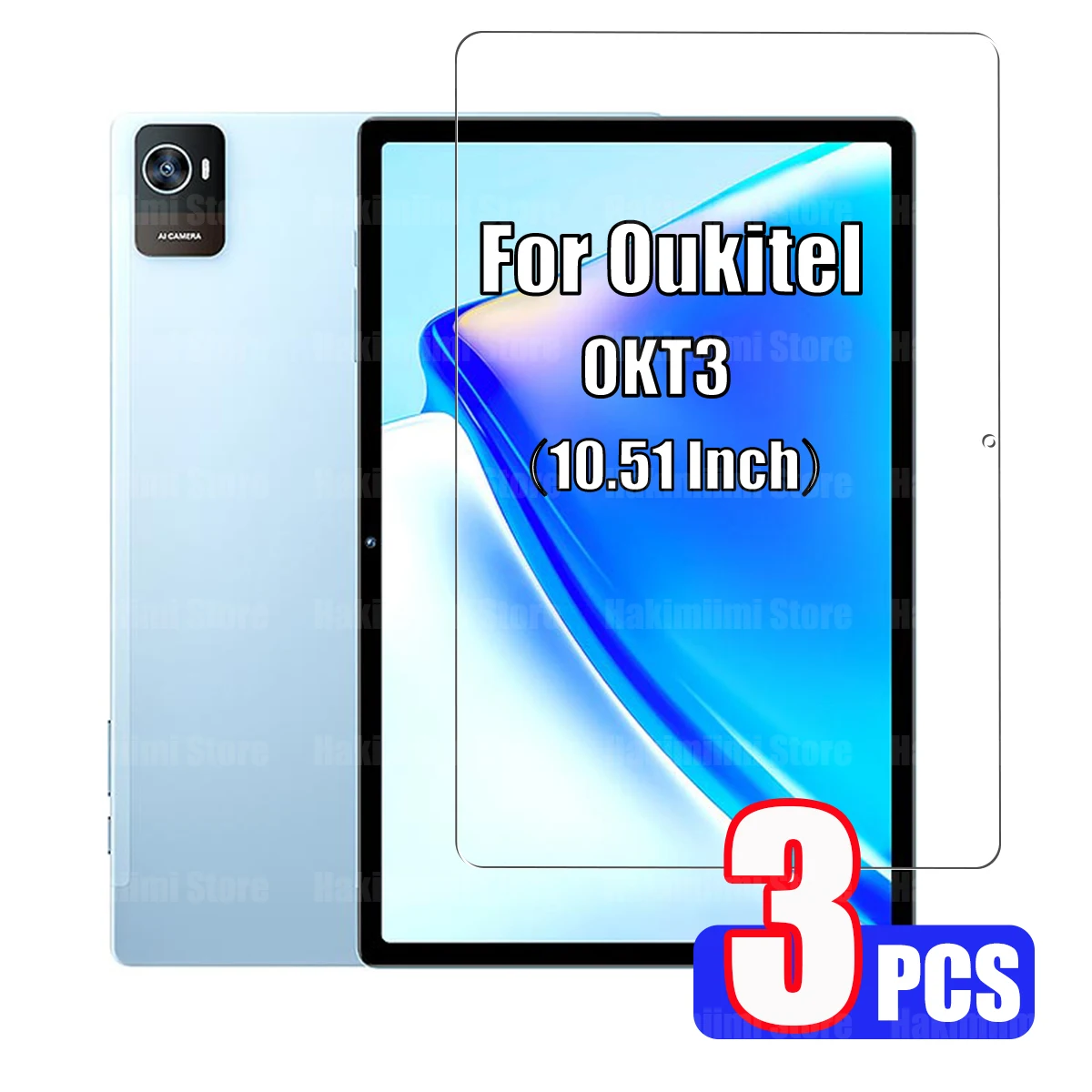 Tempered Glass Film for Oukitel OKT3 (10.51 Inch) 2023 9H Hardness ...
