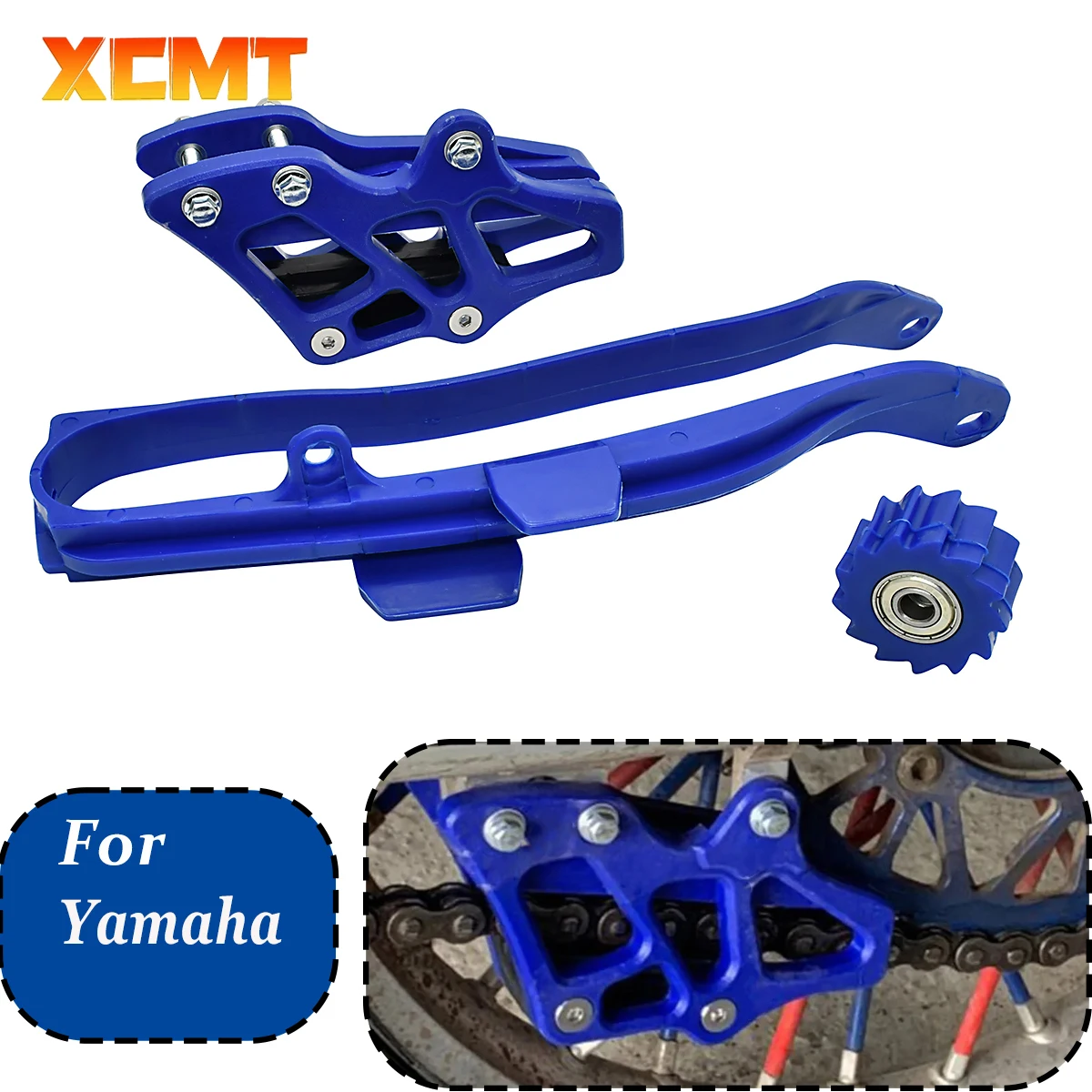 Motorcycle-Chain-Slider-Guide-Swingarm-Roller-Chain-Guide-Sprocket ...