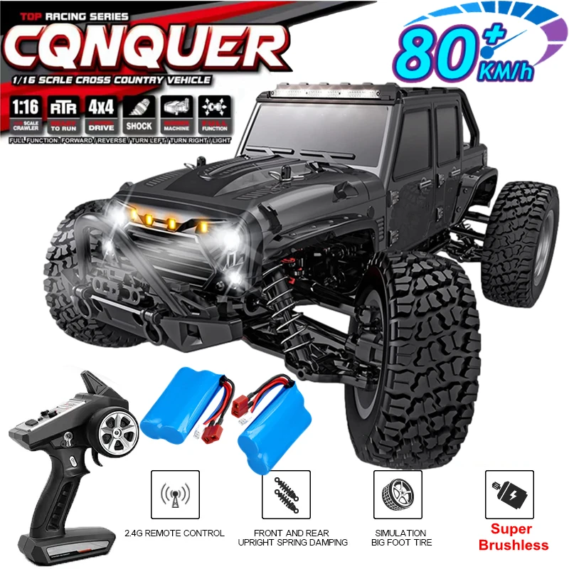 4WD-Remote-Control-RC-Car-50-or-Super-Brushless-80KM-H-Fast-High-Speed ...