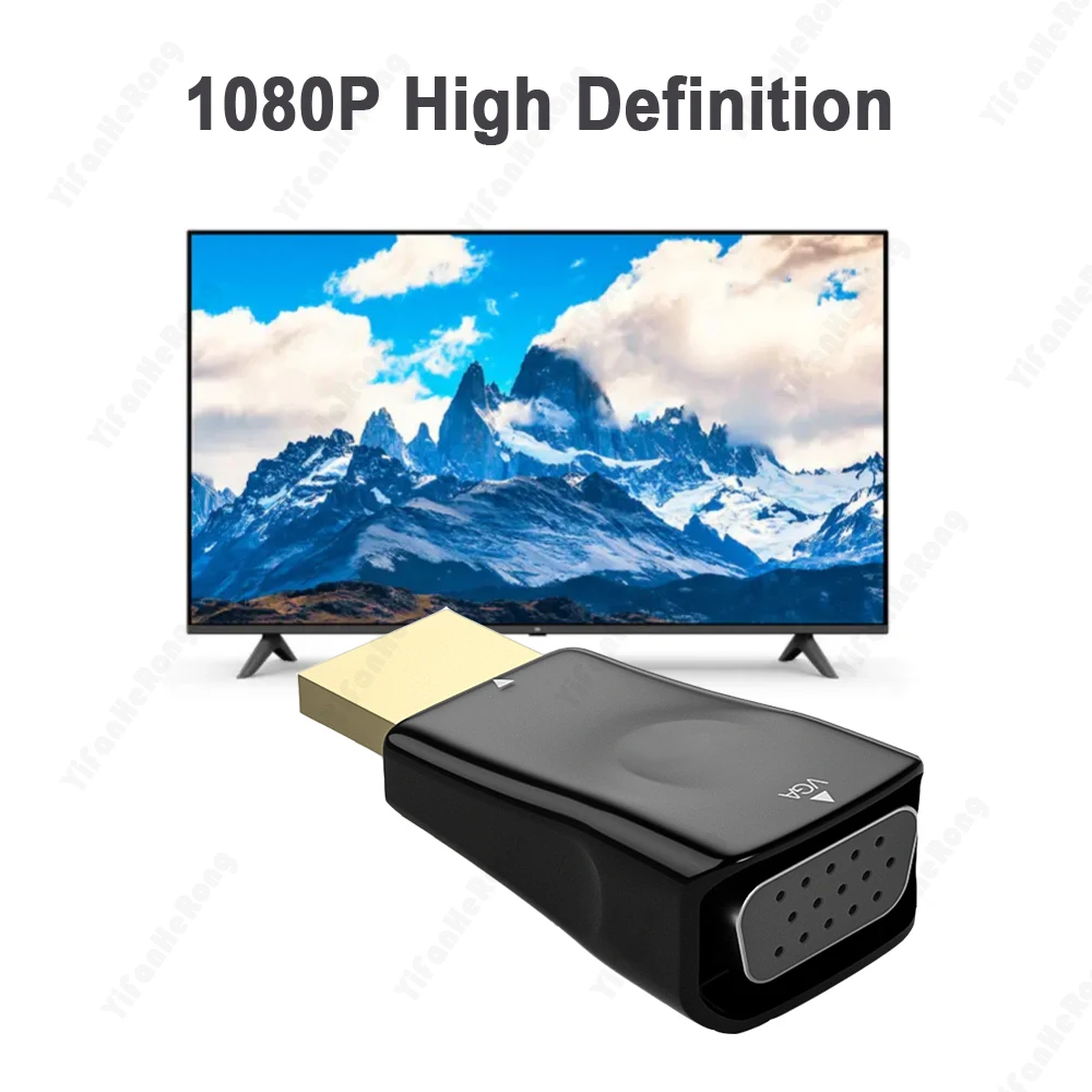 1080P-HDMI-Compatible-to-VGA-Adapter-Practical-VGA-Output-PC-Converter ...
