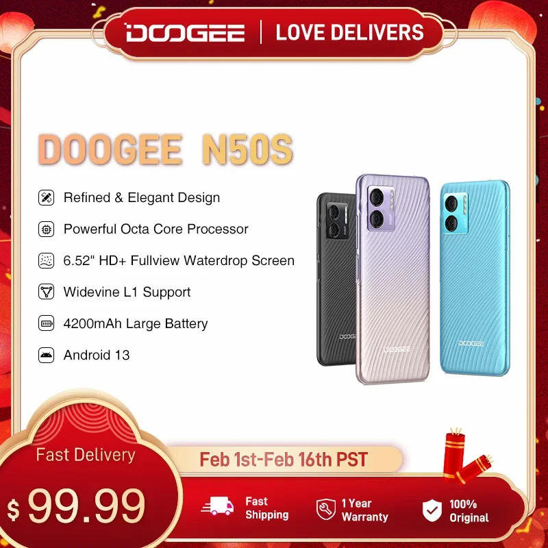 DOOGEE-N50S-Smartphone-6-52-9GB-RAM-128GB-ROM-20MP-Ai-Main-Camera ...