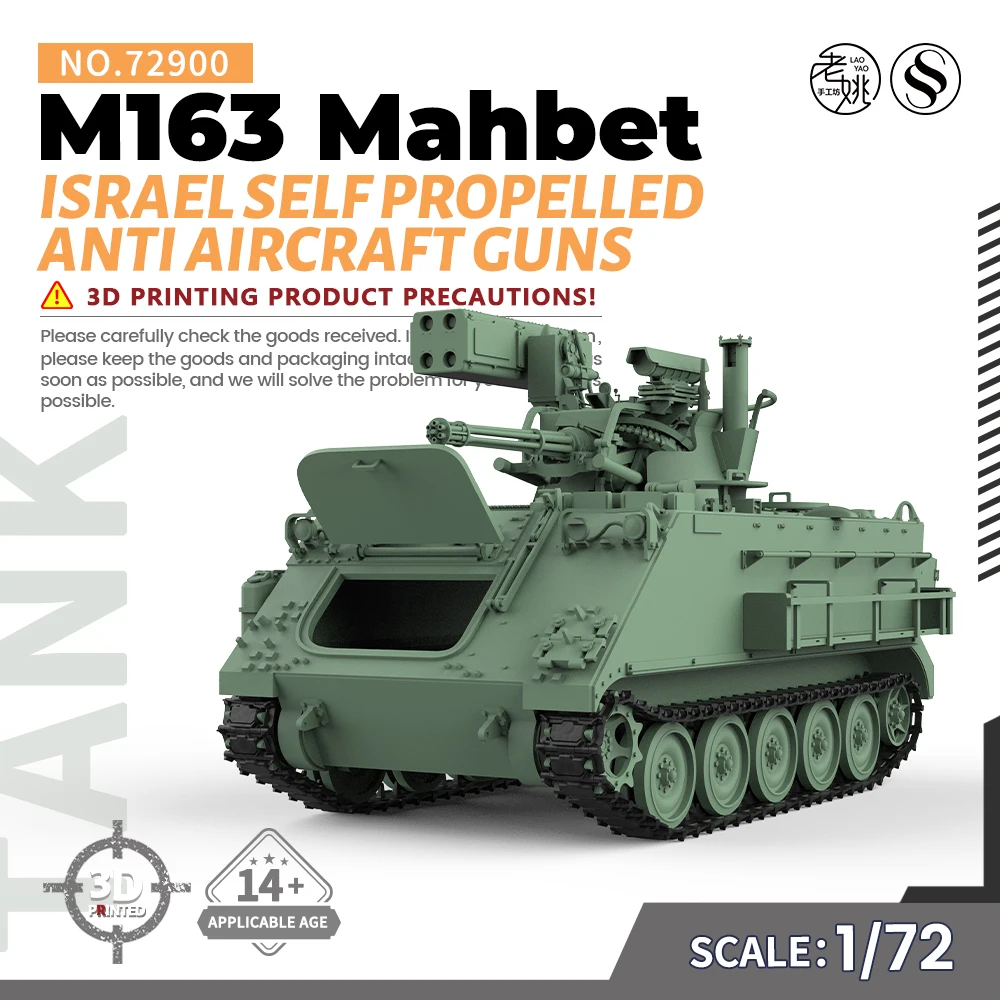 SSMODEL-SS72900-1-72-Military-Model-Kit-Israel-M163-Mahbet-Self ...
