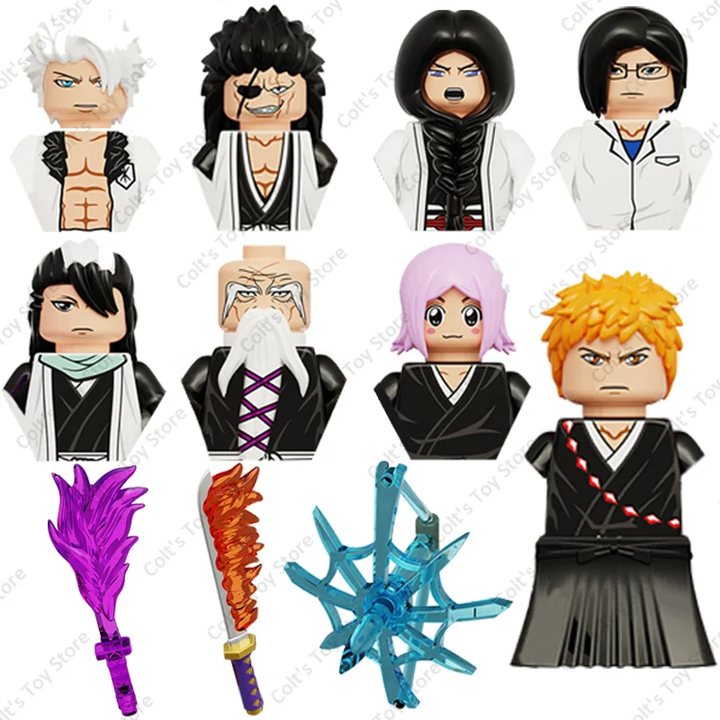 2023-BLEACH-Mini-Action-Figures-Classic-Anime-Building-Blocks-Bricks ...