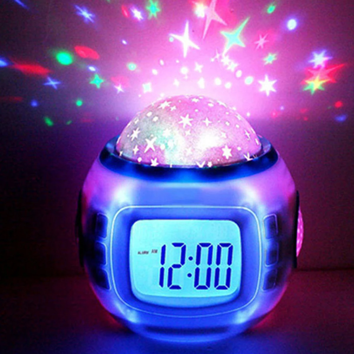 Starry-Sky-Projector-Lamp-Children-Night-Light-Battery-Powered-LED ...