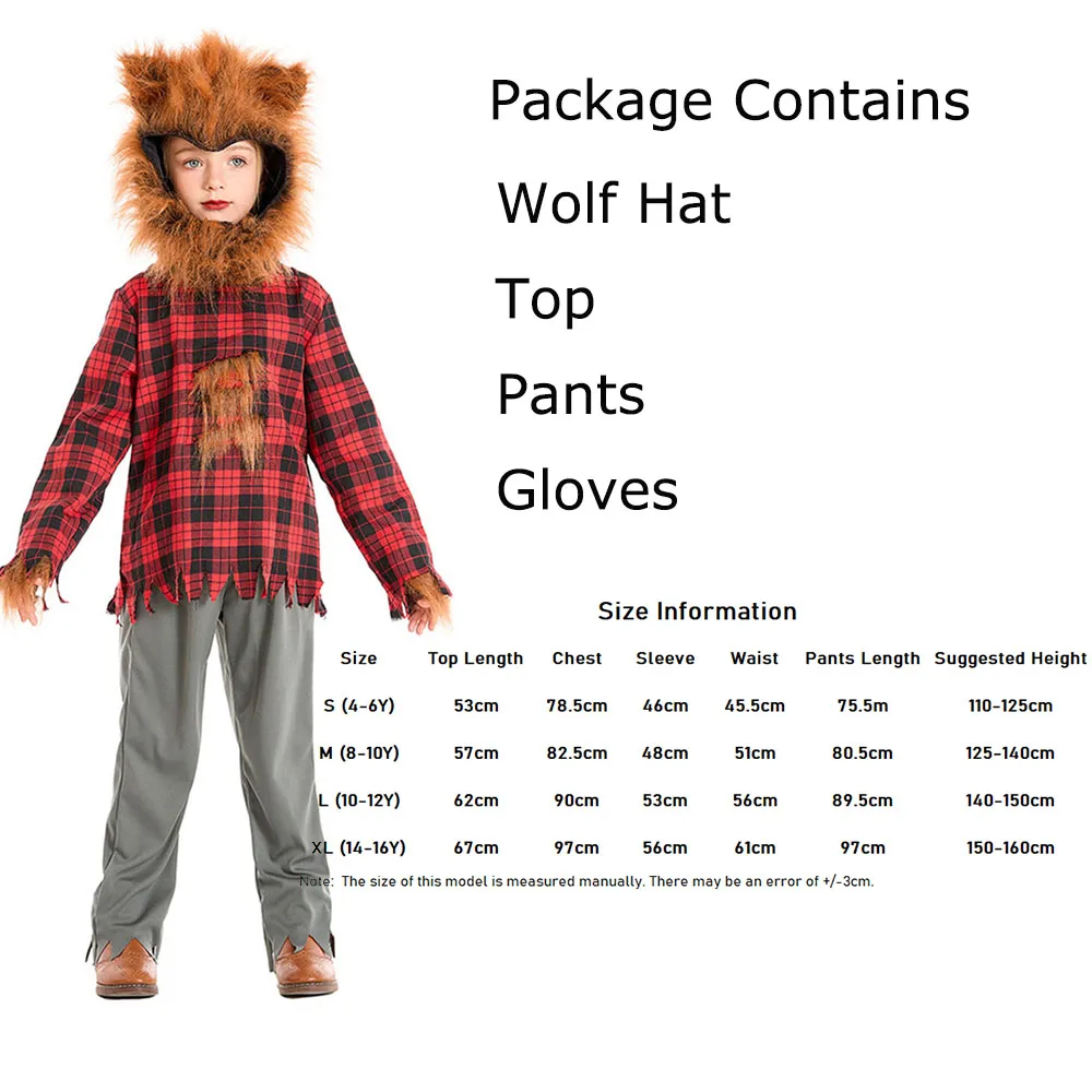 Girl Werewolf Costume For Kids