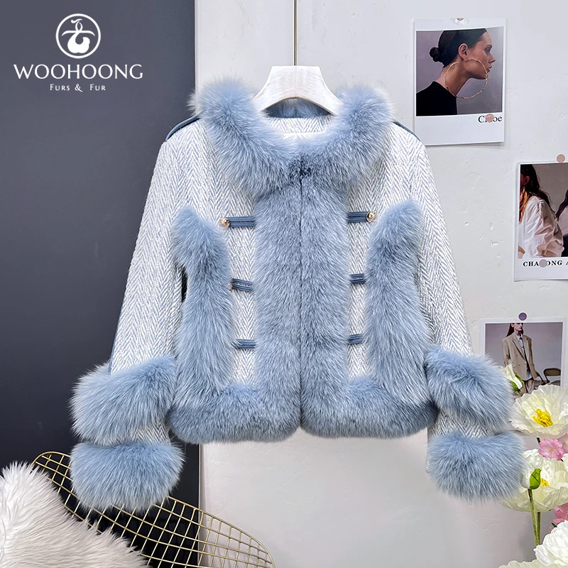 New Autumn Winter Clothes Real Fur Grass Coat Women'S Short Natural Fox ...