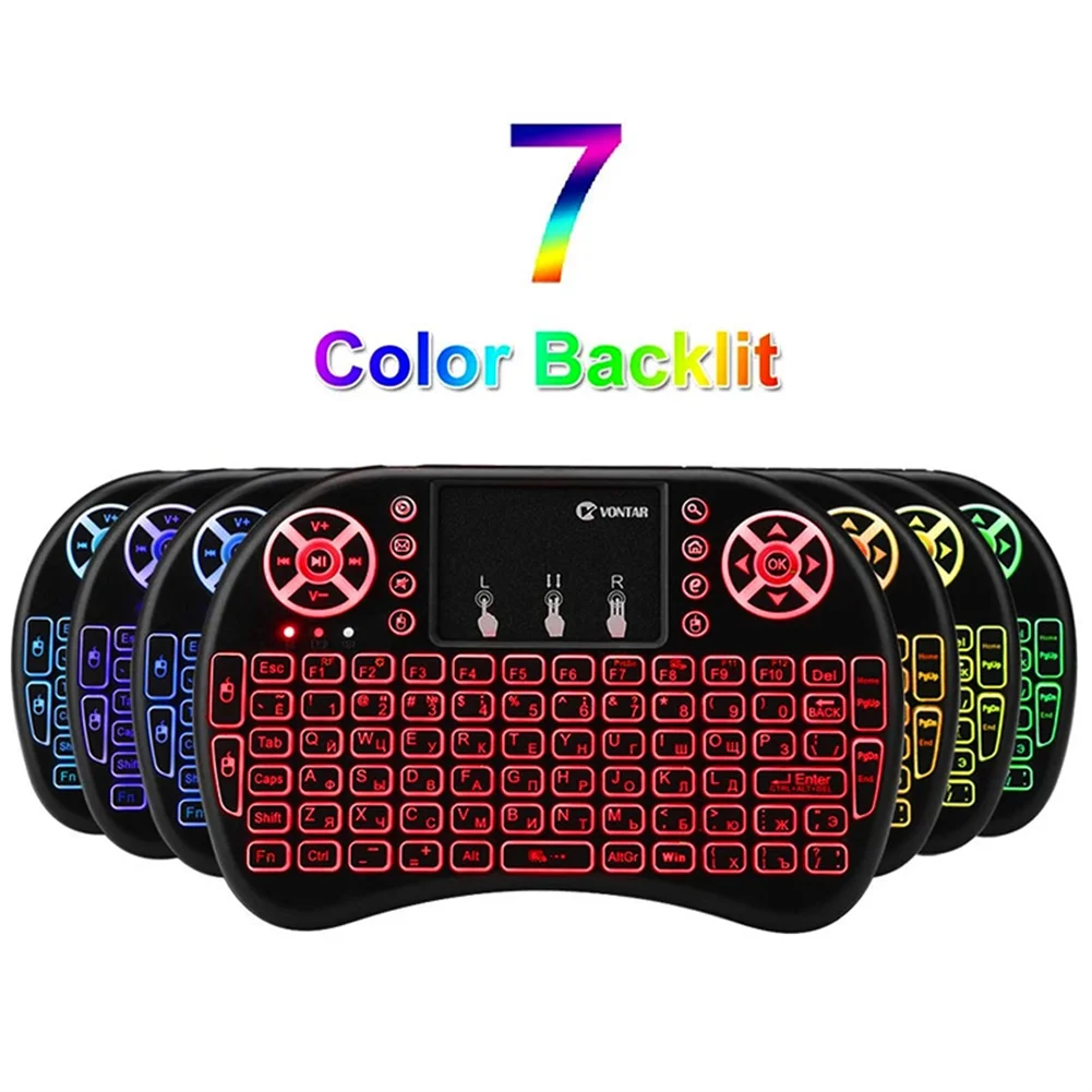 I8-Wireless-Gaming-Keyboard-2-4G-7-Color-illuminated-RGB-Backlit ...