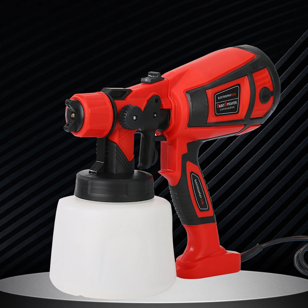 1400ML-High-Pressure-Electric-Spray-Gun-HVLP-Portable-Paint-Sprayer ...
