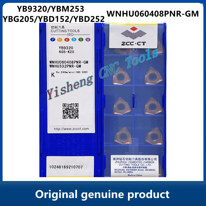 ZCCCT-insertos-de-torneado-General-originales-WNHU060408PNR-GM-YB9320 ...