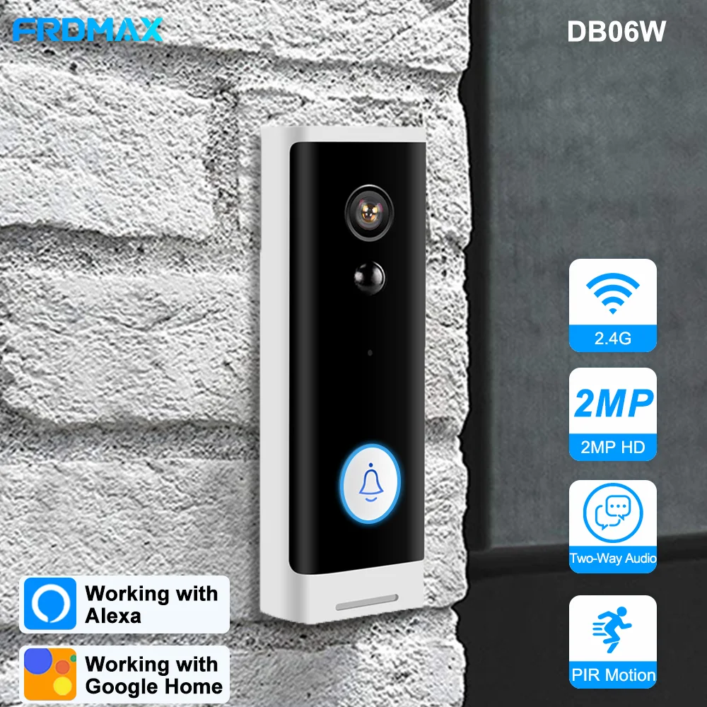 FRDMAX-Smart-Video-Doorbell-Camera-wifi-Wireless-1080P-HD-Visual ...
